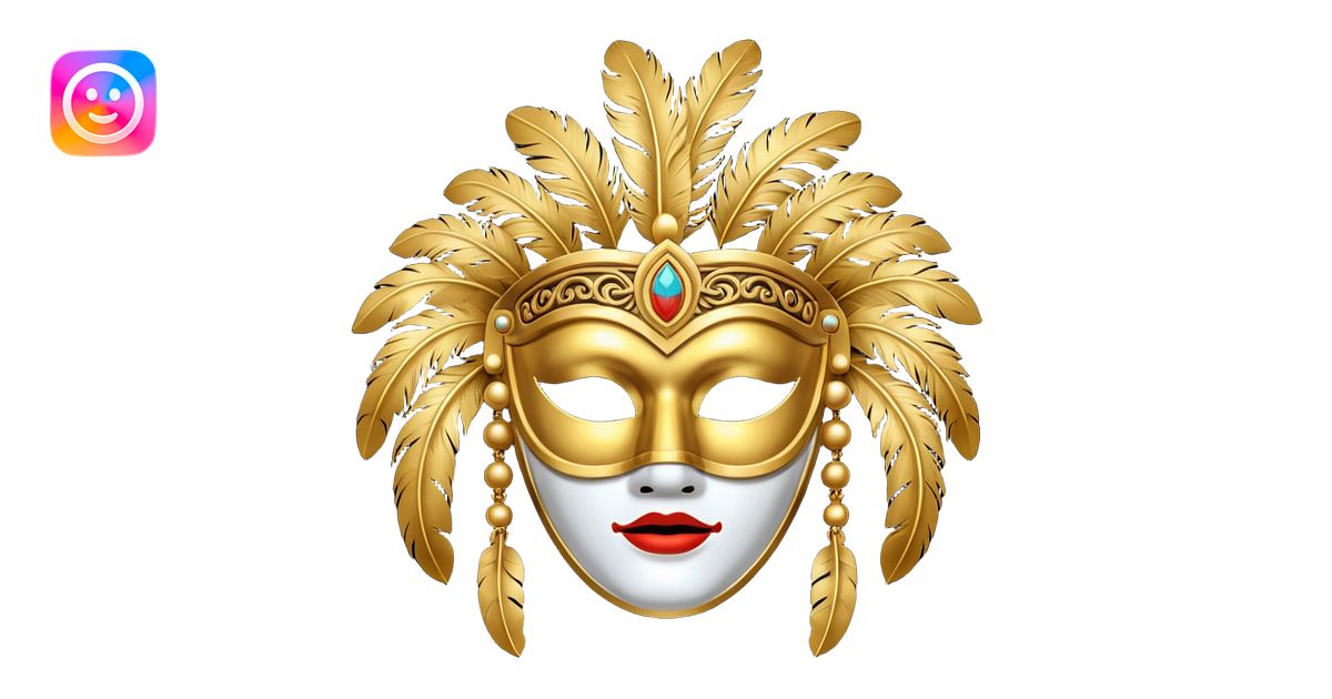 ancient Roman party mask emoji | AI Emoji Generator