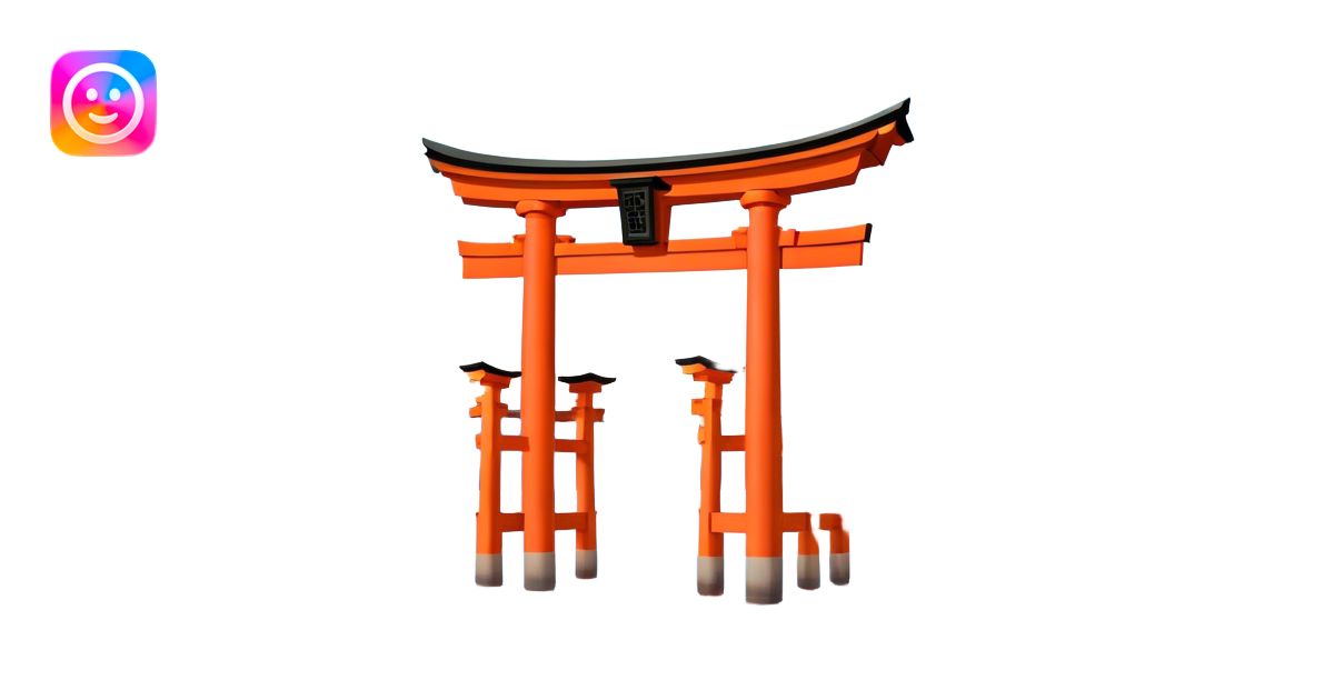 Cinematic Realistic Itsukushima Shrine, depicted as the iconic floating ...