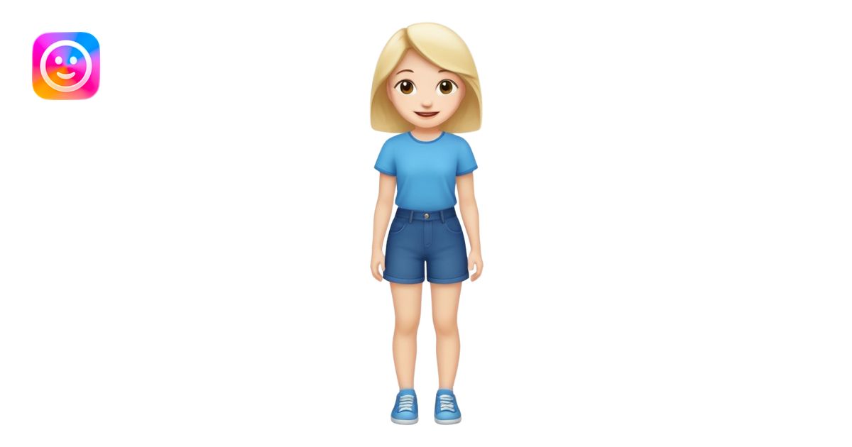 cute girl full body emoji | AI Emoji Generator