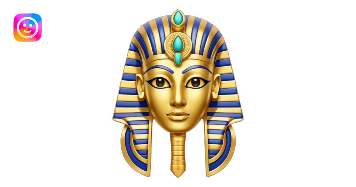 Discord emoji for "RA Silkroad", Ancient Egyptian theme, Pharaoh mask ...