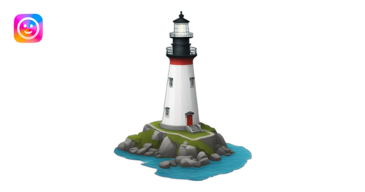 Phare on the edge emoji | AI Emoji Generator