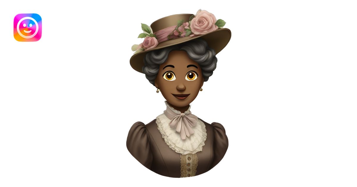 victorian lady emoji | AI Emoji Generator