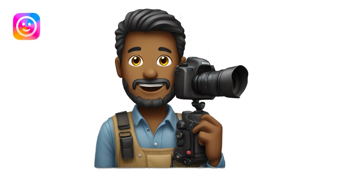 A photographer emoji | AI Emoji Generator