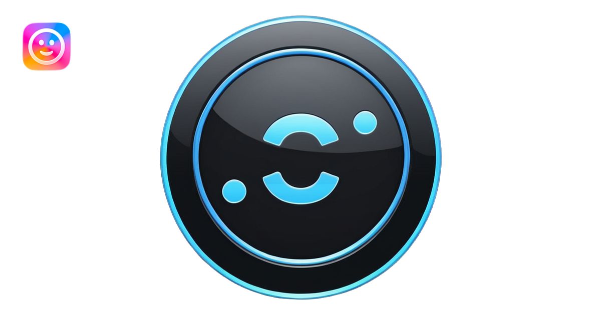 black computer disk emoji | AI Emoji Generator