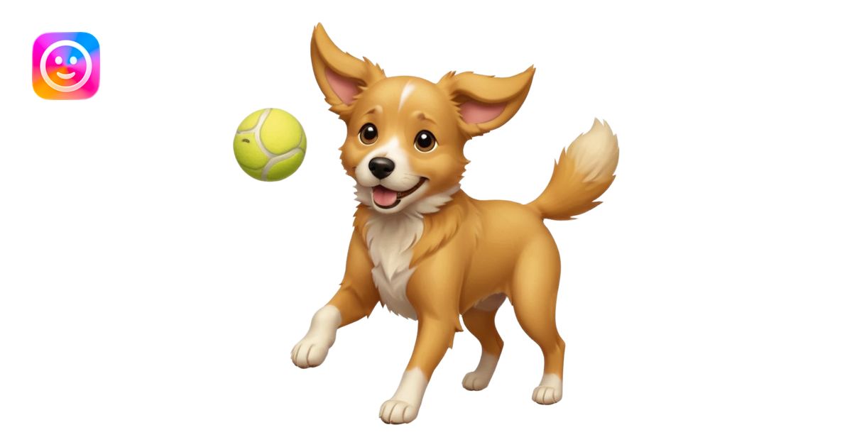 Dog Daily Routine, Exercise & Mental Stimulation emoji | AI Emoji Generator