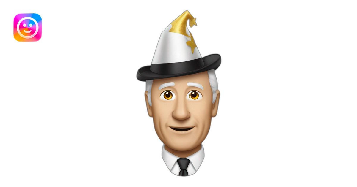 sir bobby charlton party hat emoji | AI Emoji Generator
