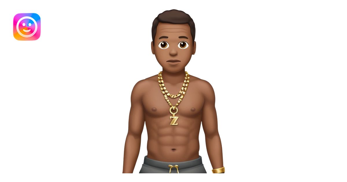 Jay-Z with dark brown hair, shirtless with necklace, metallic dark grey ...