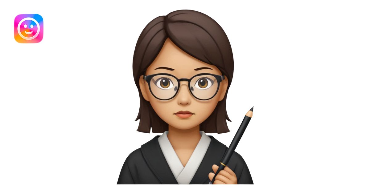 i need an image of a japanese woman analyst emoji | AI Emoji Generator