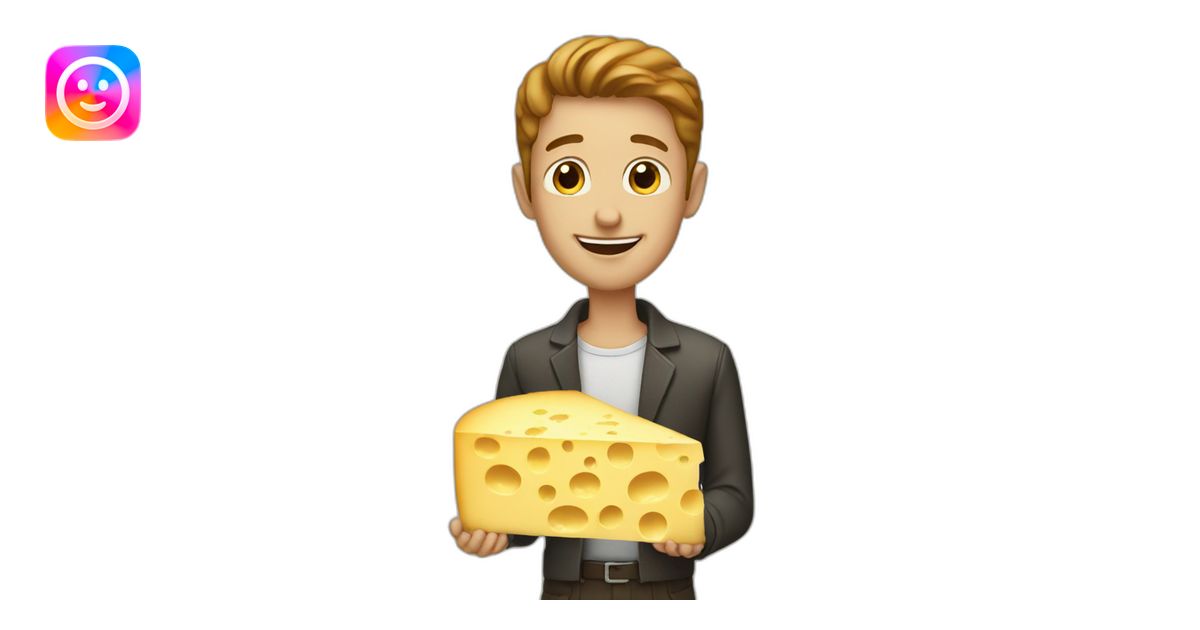 Men love cheese emoji | AI Emoji Generator