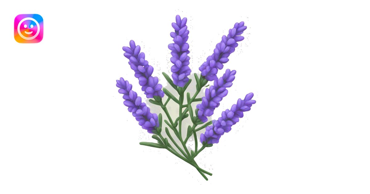 a sprig of lavender emoji | AI Emoji Generator