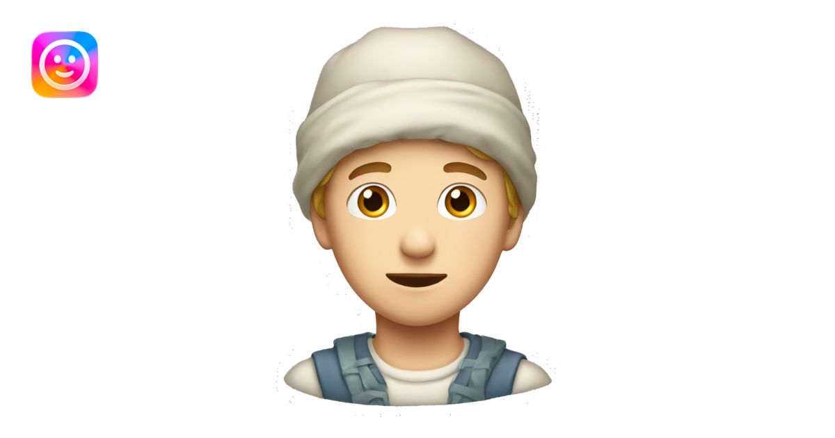 white boy with a bonnet who is suprised emoji | AI Emoji Generator