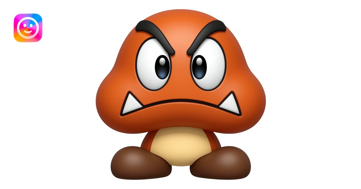 Make goomba from mario like a emoji emoji | AI Emoji Generator
