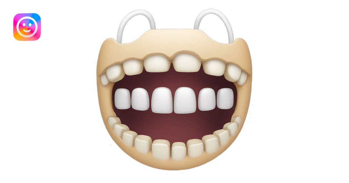 Braces emoji emoji | AI Emoji Generator