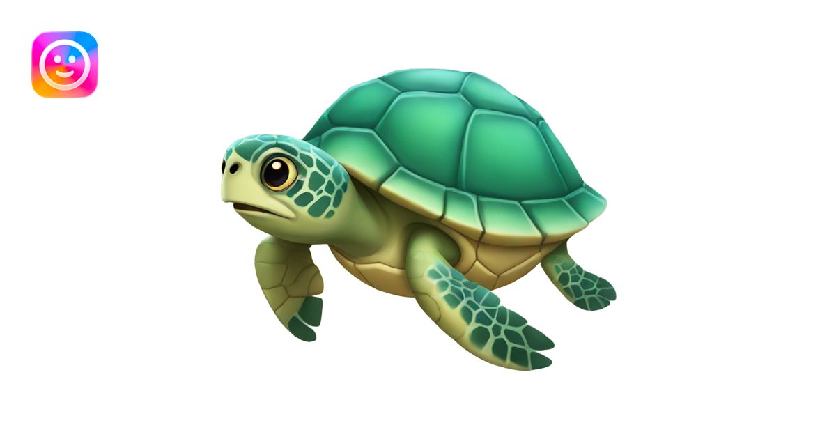 Sea Turtle emoji | AI Emoji Generator