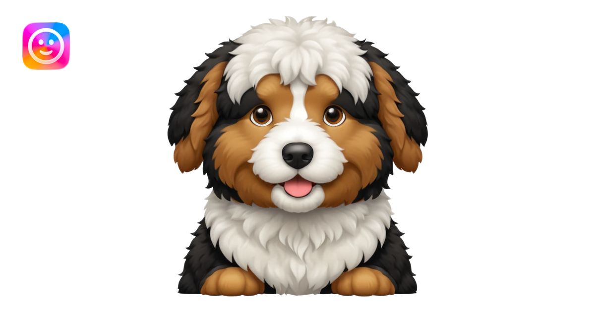 bernedoodle emoji | AI Emoji Generator