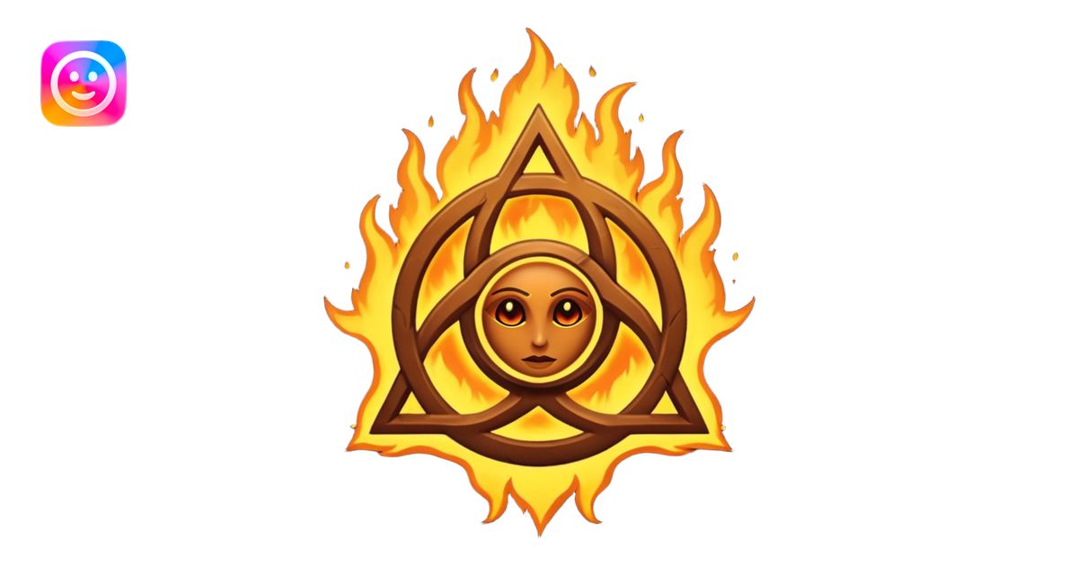Occult symbol burned into skin, glowing embers, ritual ownership emoji ...