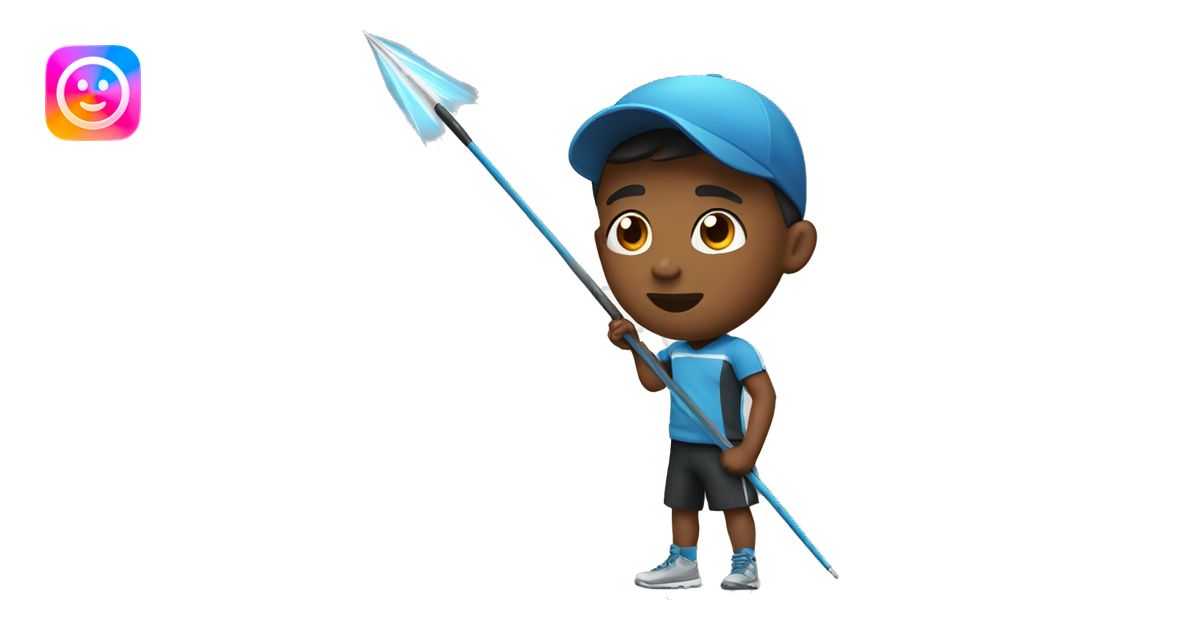 a boy with javelin emoji | AI Emoji Generator