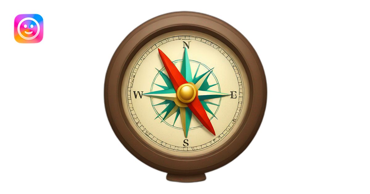 3d compass emoji | AI Emoji Generator