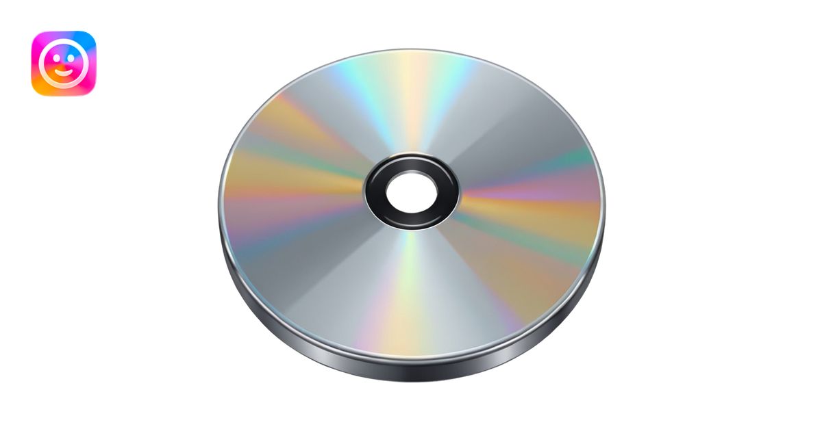 two metal computer disks emoji | AI Emoji Generator