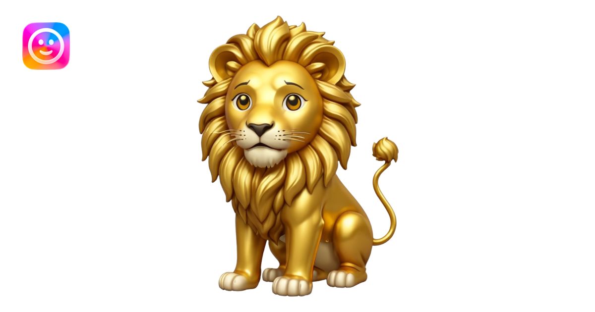 lionne figure de galion lionne emoji | AI Emoji Generator