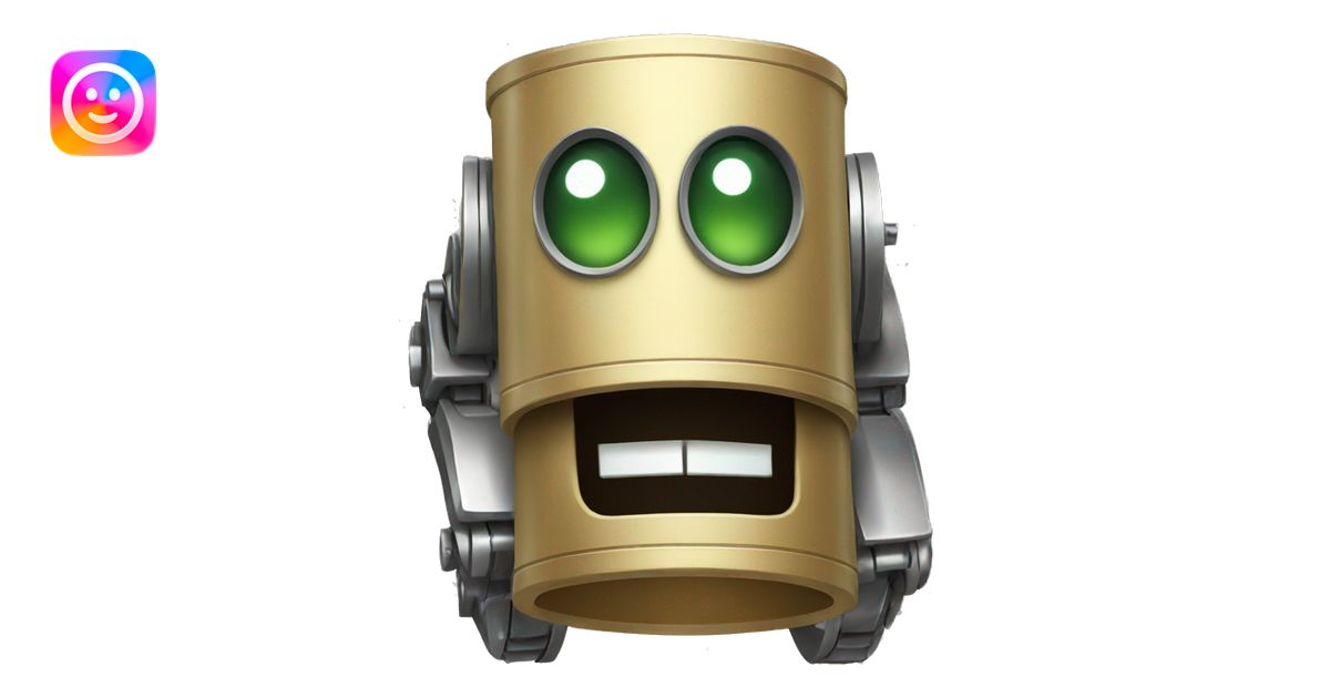 robot scroll emoji | AI Emoji Generator