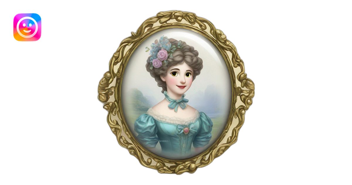 victorian locket emoji | AI Emoji Generator