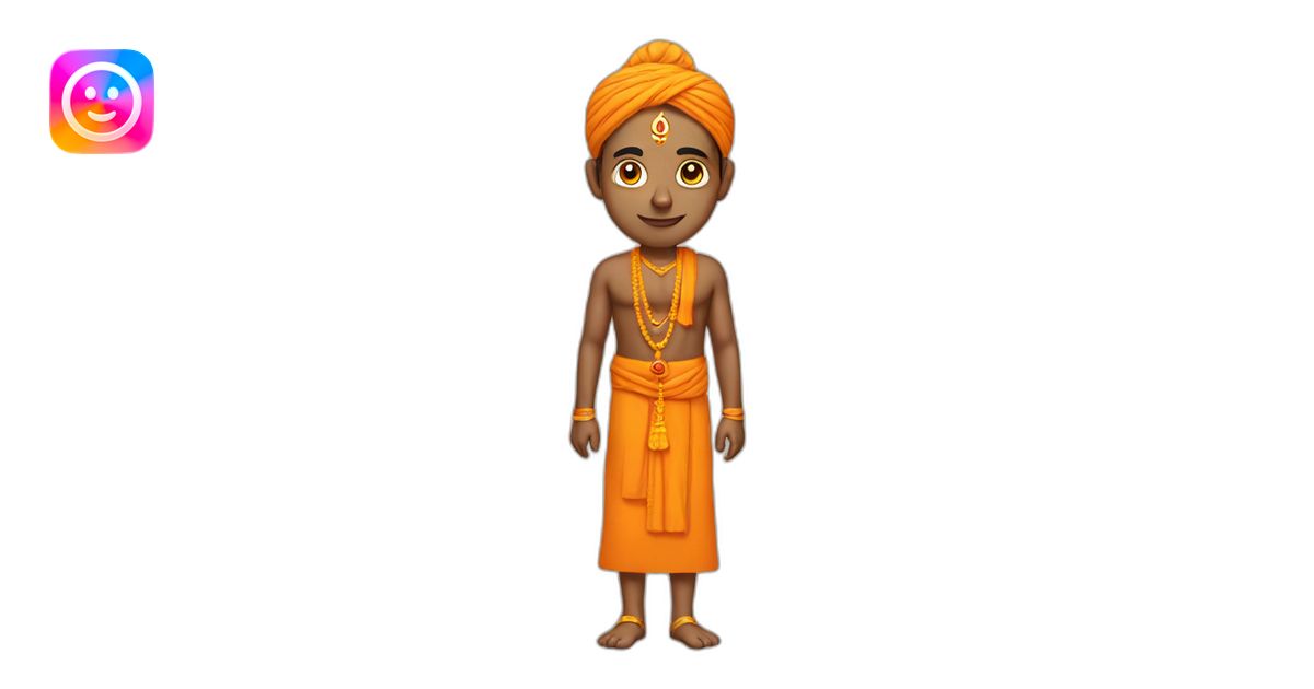 Hindu priest emoji | AI Emoji Generator