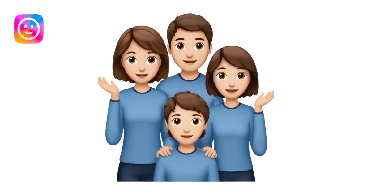 Throuple two women with short wavy brown hair, male with short brown ...