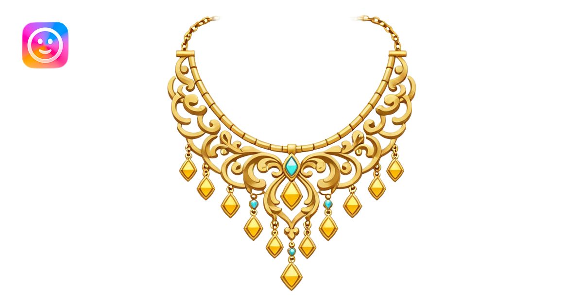 Necklace Emoji fantasy pixel art style emoji | AI Emoji Generator
