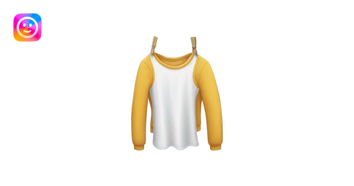 CLOTES ON A CLOTHES LINE emoji | AI Emoji Generator