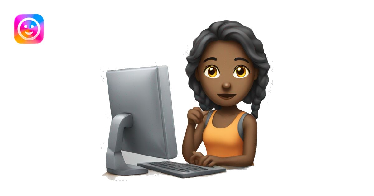 girl working hard emoji | AI Emoji Generator