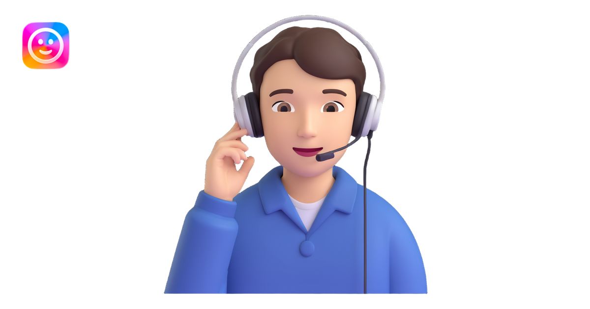 call center agent emoji | AI Emoji Generator