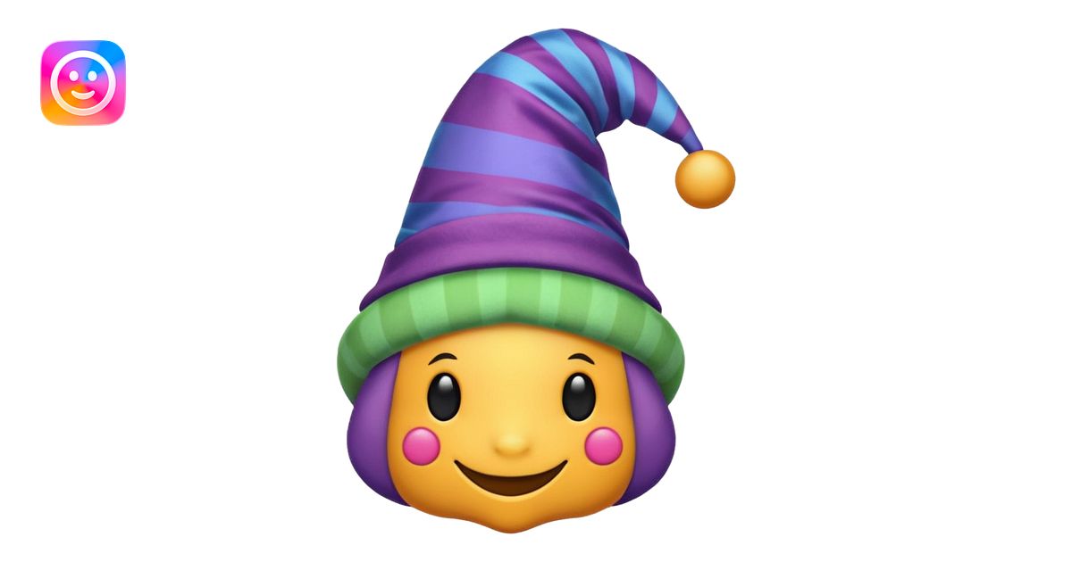 Jester hat emoji | AI Emoji Generator