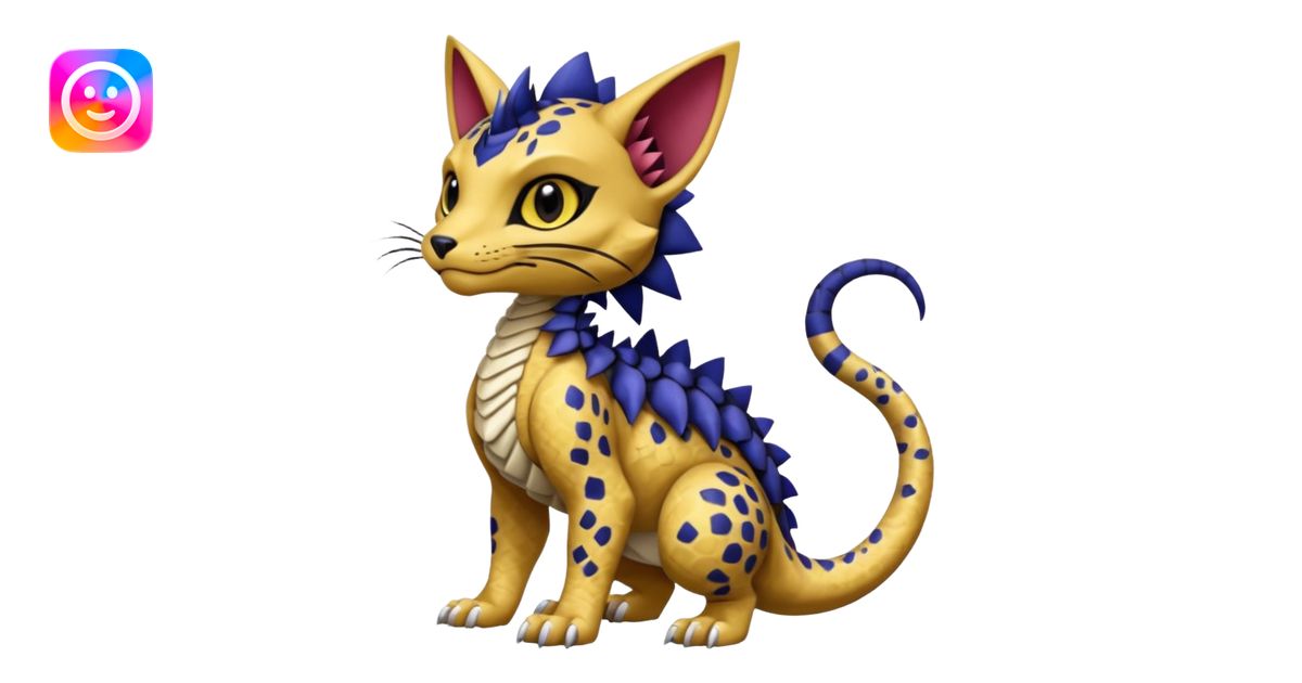 Egyptian scaly cute realistic with black rosette-splotches, scaley ...