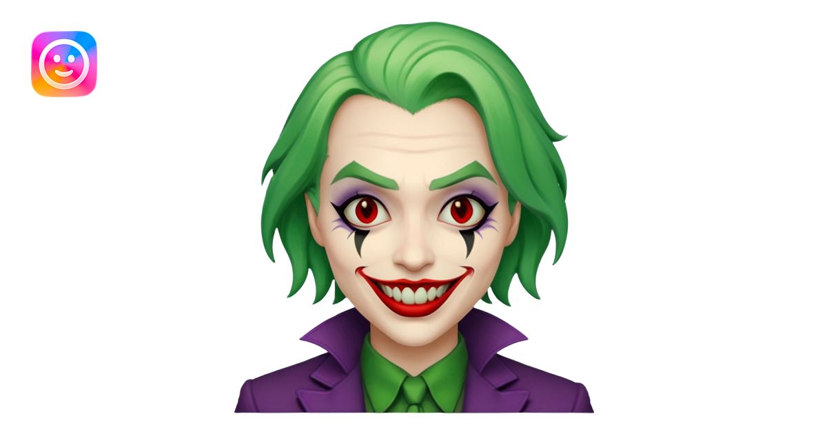 the joker face emoji | AI Emoji Generator