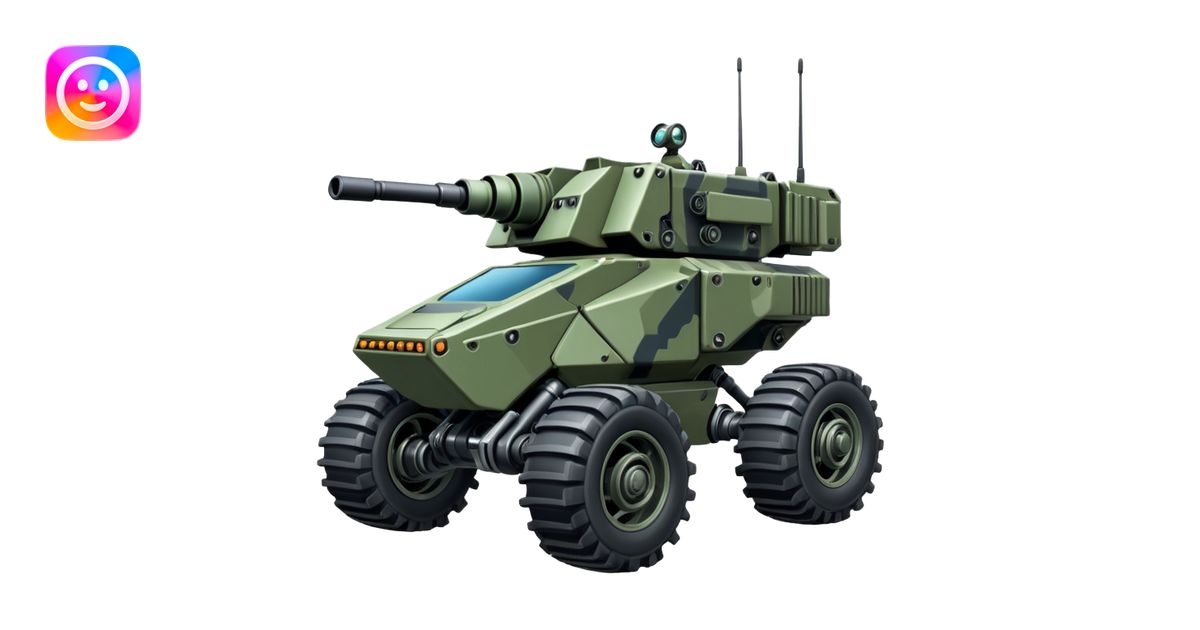 a roomy 4-wheel armored stealth camouflage army massive mech trail ...
