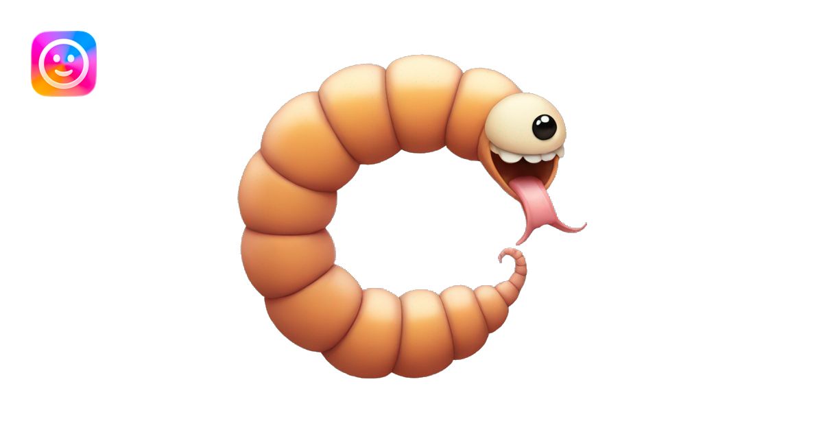 worm emoji | AI Emoji Generator