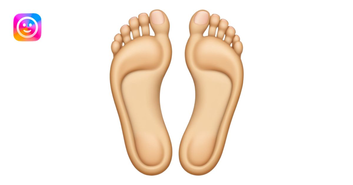 foot sole with arch, emoji style emoji | AI Emoji Generator