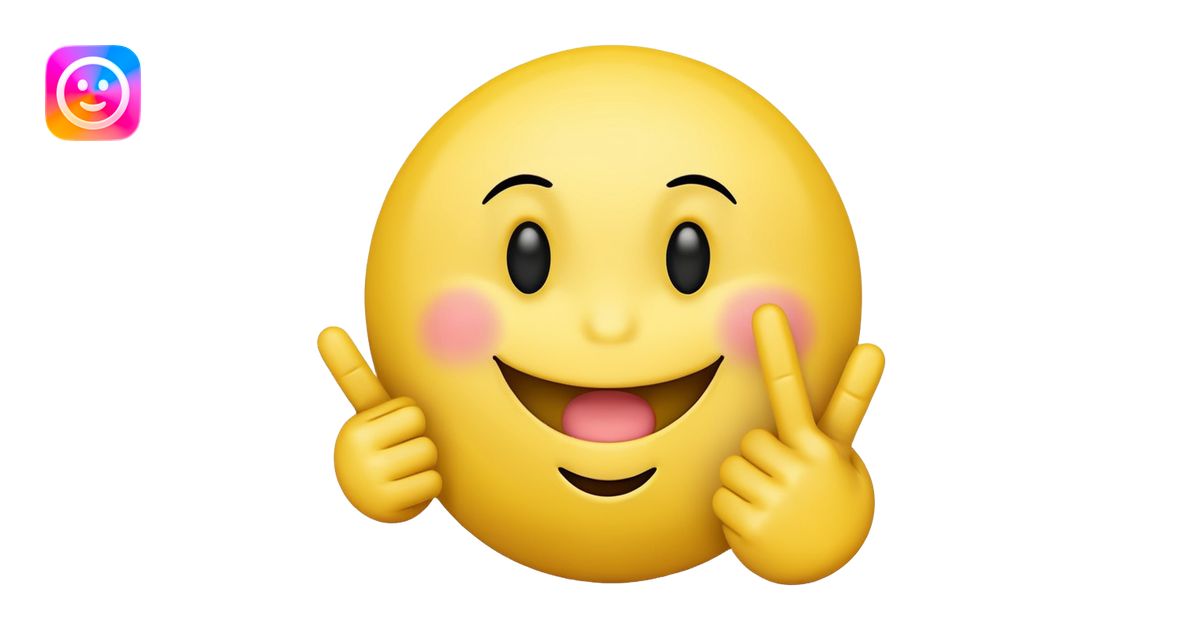 Smily face with middle finger emoji | AI Emoji Generator