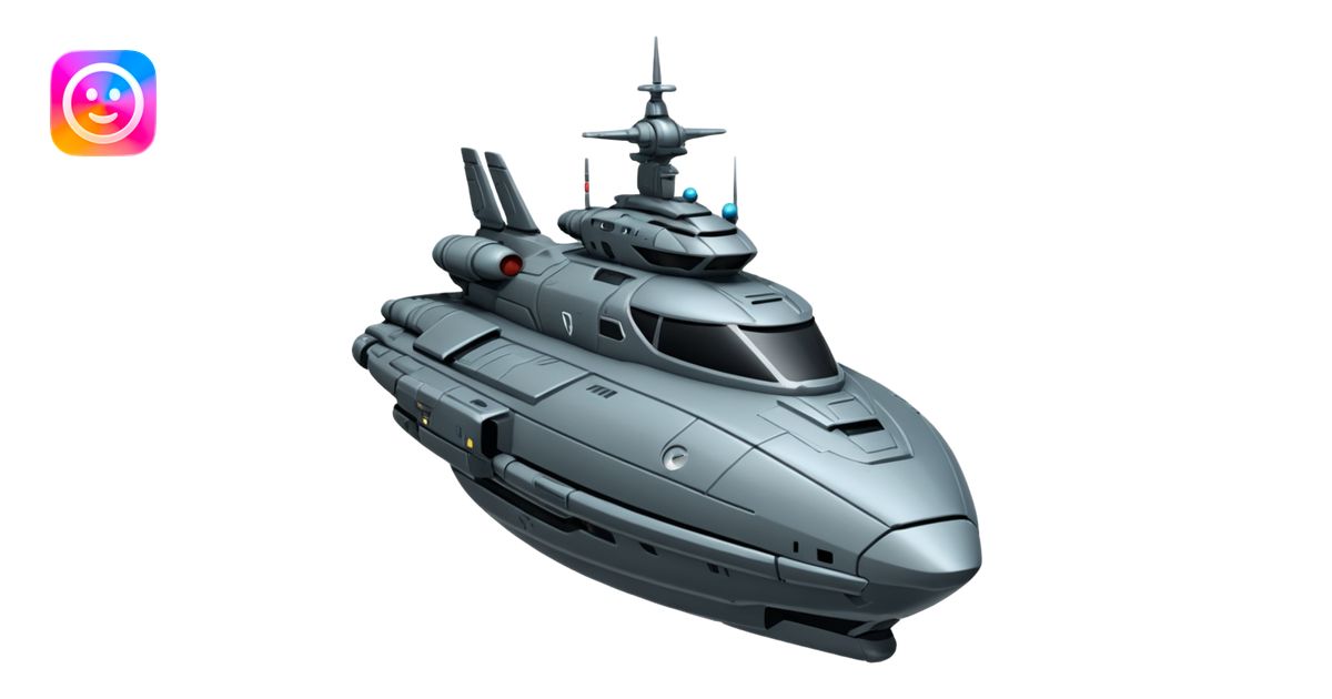 crea un emoji de la nave perseus de star citizen emoji | AI Emoji Generator