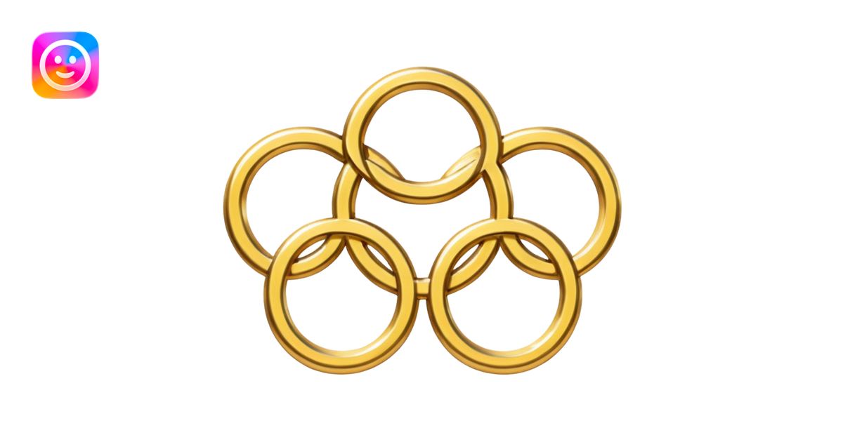 Olympic rings emoji | AI Emoji Gene
