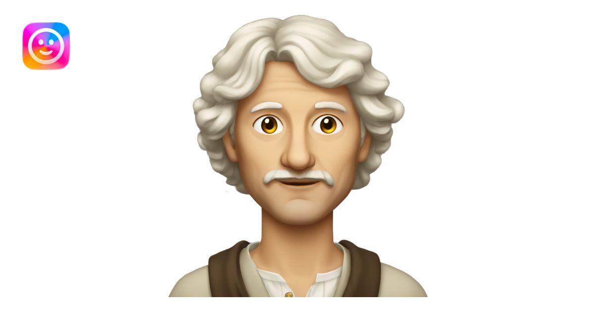 Latvian Poet and Writer Rainis emoji | AI Emoji Generator
