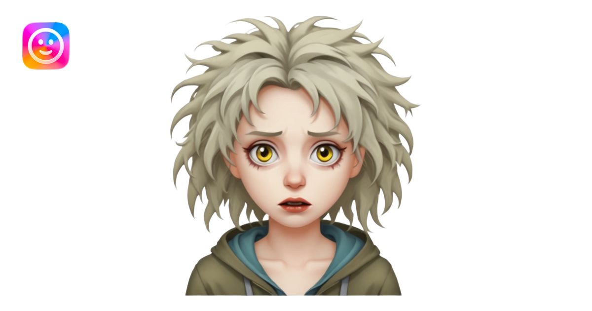 insane woman emoji | AI Emoji Generator