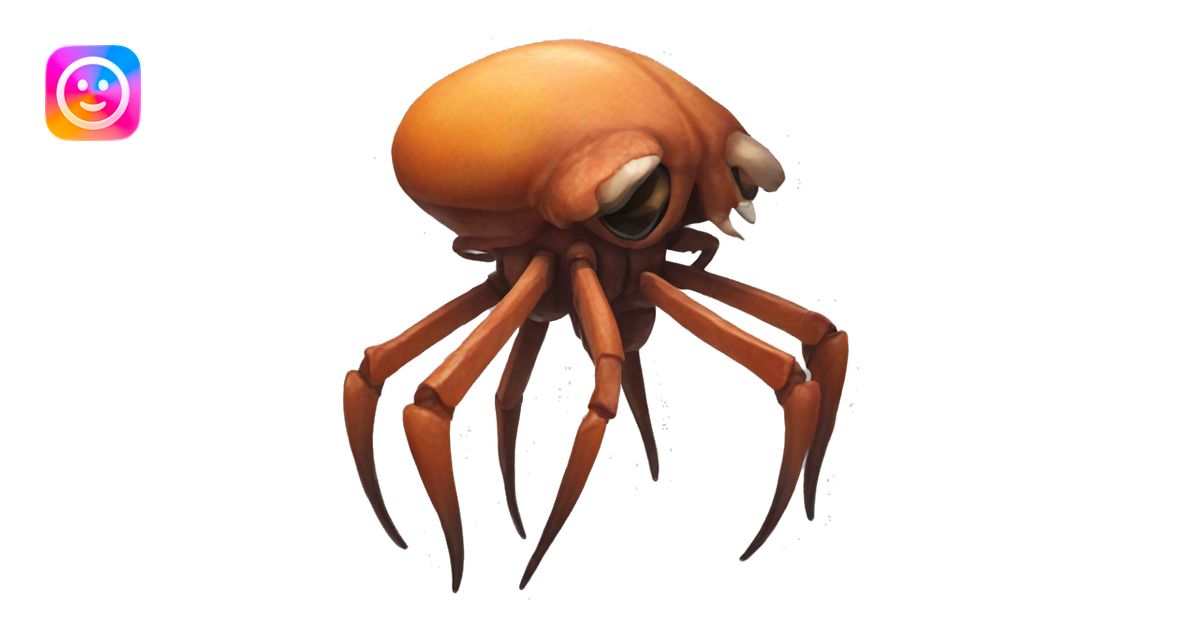 headcrab from half-life with four legs eyesless emoji | AI Emoji Generator
