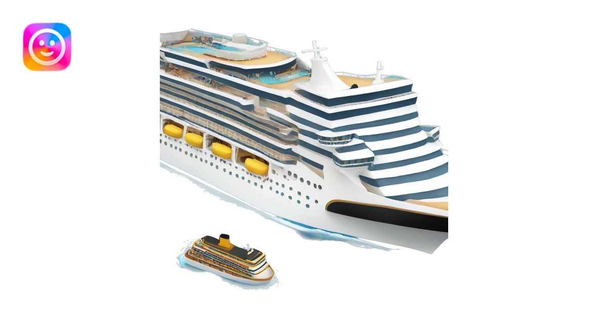 cruise ship emoji | AI Emoji Generator