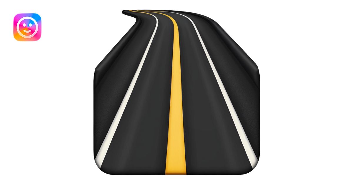 side view road emoji | AI Emoji Generator
