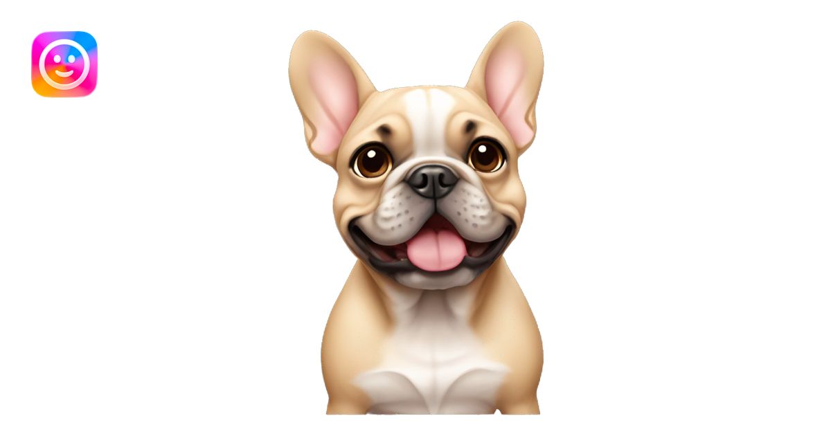 Fawn frenchbulldog emoji | AI Emoji Generator