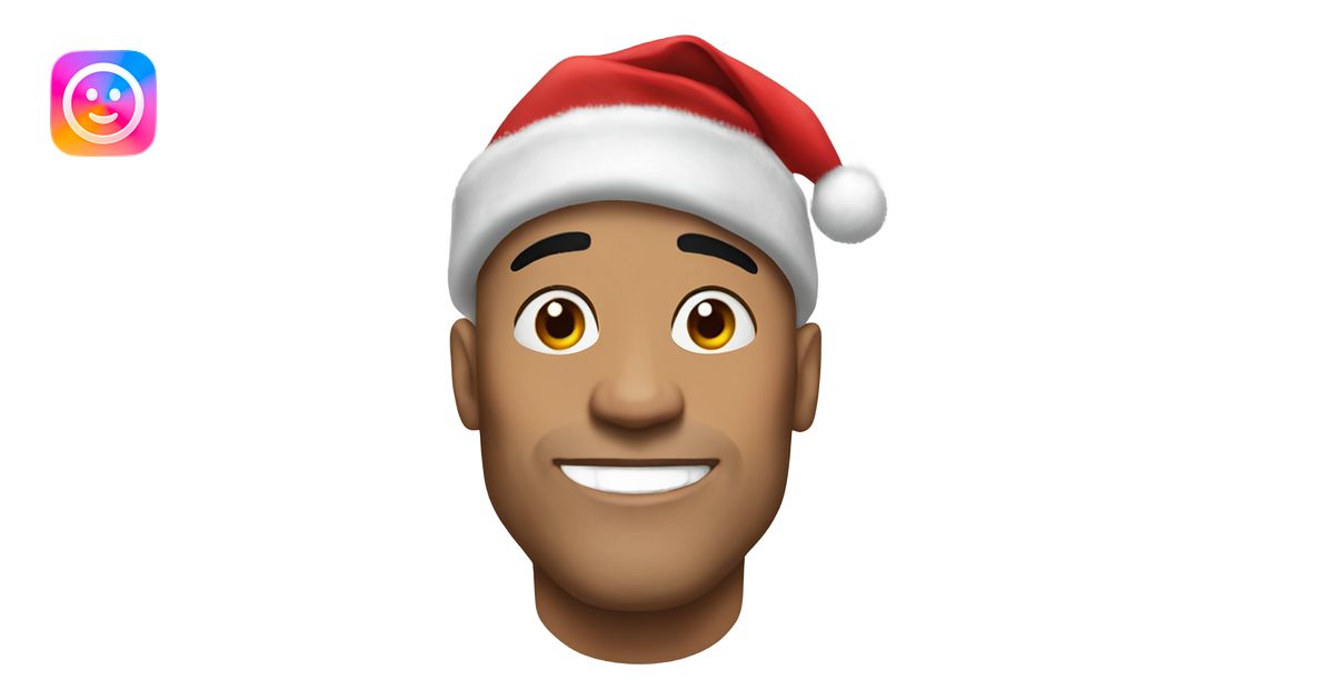 the rock with a christmas hat emoji | AI Emoji Generator