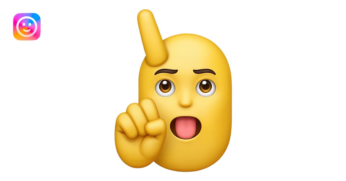emoji sticking middle finger emoji | AI Emoji Generator
