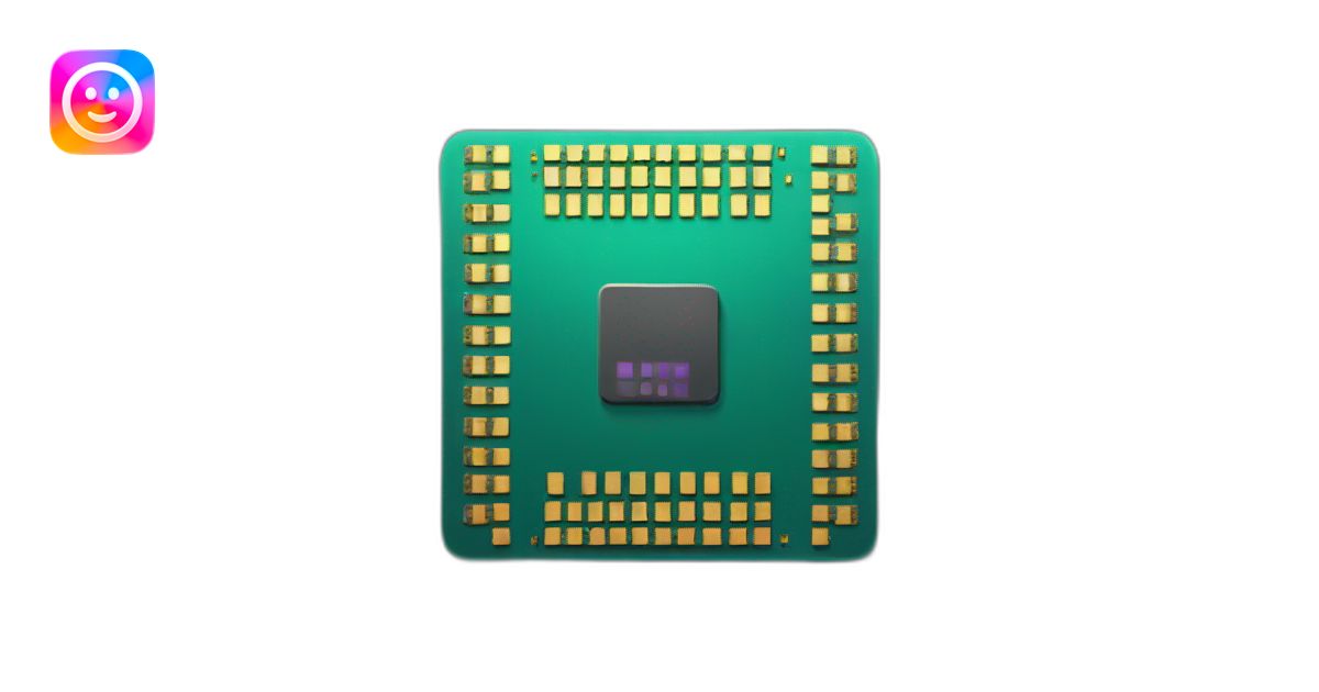 computer chip emoji | AI Emoji Generator